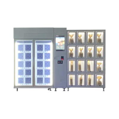 China Self-Service Bakery Shop Combo Bread Vending Machine With Cooling System Customizable Lockers for sale