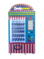 China Convenient Touch Screen 21.5 Inch Snack Vending Machine With Double Tempered Glass Door for sale