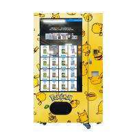 China 55-inch Full Touch Screen Pokémon Vending Machine With Card Reader Custom Graphics for Pokémon PTCG Game Cards for sale