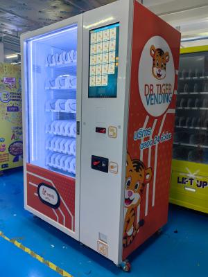 China Unmanned Retail Convenience Stores Snack Food Vending Machine With Smart Promotion System for sale