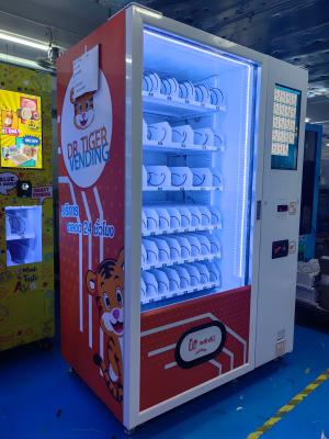 China Convenient Snack Food Vending Machine For Unmanned Retail Stores With Smart Promotion System for sale