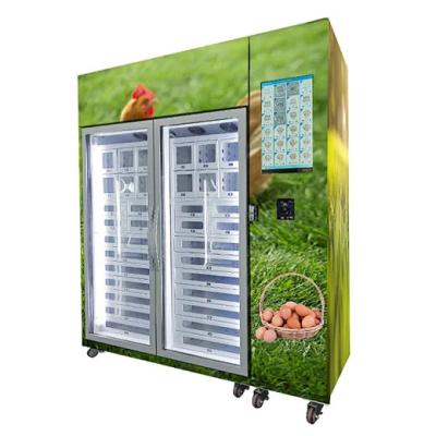 China Farm Fresh 24/7 Locker Vending Machine With Automated Cooling And Contactless Payment for sale