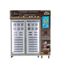 China 21.5 Inch Touch Screen Locker Vending Machine W166*D71*H217 Cm Optimal Egg Storage With Automated Cooling for sale
