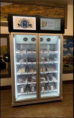 China 5-20 Trays Capacity Metal Smart Fridge Vending Machine for Ice Cream Durable Design for sale