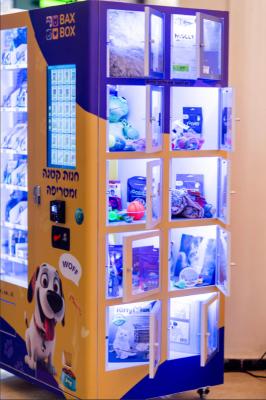 China 110-220V/50-60HZ Snack Food Vending Machine With 3-20C Cooling System 21.5 Inch Touch Screen for sale