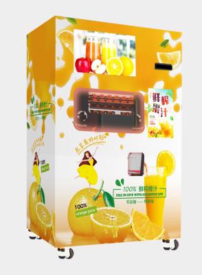 China Metal Orange Juice Vending Machine 300W Automatic Dispensing for sale
