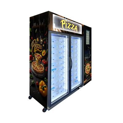 China 40-Locker Frozen Food Vending Machine with -22℃ Refrigeration for sale
