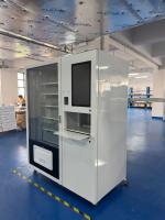 China Frozen Food Vending Machine with 3℃ Refrigeration Built-In Microwave Station and Waste Reduction Technology for sale