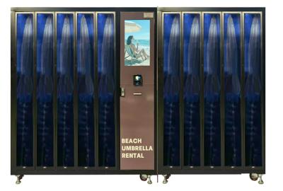 China 2 in 1 Locker Vending Machine Ideal for Outdoor Businesses Beach Bars Resorts and Swimming Pools Offering Rental and Record Keeping Features for sale
