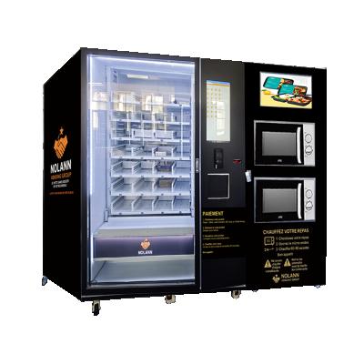 China Ready Meal Vending Machine with Microwaves and Cooling System for Pizza, Sandwich, Boxed Meal for sale