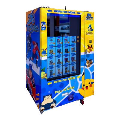 China Pokemon TCG Vending Machine with 55 Inch Touch Screen, Cashless Payment, and Large Capacity for sale