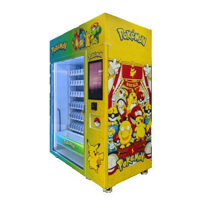 China High Capacity Pokemon TCG Vending Machine with Elevator Providing Safe and Toy Dispensing Solutions and Card Reader for sale