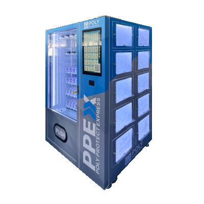 China Smart PPE Vending Machine with 21.5-inch Touch Screen and Employee IC Card Access for Safety Equipment Distribution for sale