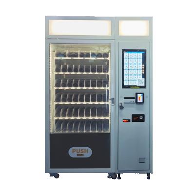 China Commercial Snack and Drink Vending Machine With Top Light Box for Retail Stores for sale