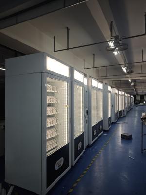 China Snack Food Vending Machine Designed to Deliver Service with 215 Inch Touch Screen and Eye Catching Light Box in Retail Locations for sale