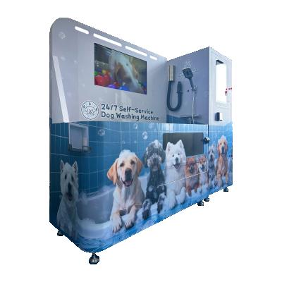 China Self Service Vending Machines Suitable for Open and Semi Outdoor Locations Providing Quick Dog Grooming Solutions for sale