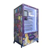 China Compact 10-Inch Screen Vending Machine With Customized Stickers for Pokémon & TCG Card Sales for sale