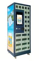 China Locker Vending Machine providing secure storage and vending of items like sunscreen and towels in busy public locations for sale