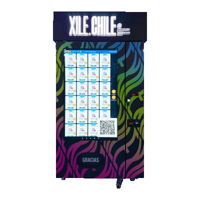 China 55'' Large Screen Snack Vending Machine with Lightbox Ideal for Malls, Airports and High-Traffic Locations for sale