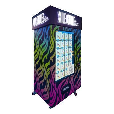 China Snack Food Vending Machine Offering Strong Visual Impact and Easy Management for Multiple Units in High Traffic Areas for sale