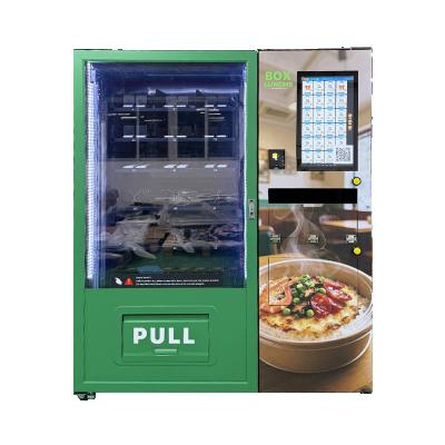 China Hot Food Vending Machine With Built-In Microwave Cabinet for Offices Schools Hospitals and Public Venues for sale