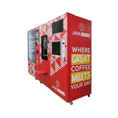 China Hot Food Vending Machine offering a modern solution to traditional canteen challenges with fresh meals and coffee options for sale