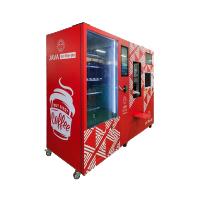 China Hot Food Vending Machine providing fresh ready meals and coffee in a compact unmanned micro market for 24 hour convenience for sale