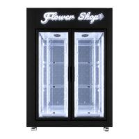 China Transparent Double-Sided Flower Locker Vending Machine With 21.5 Inch Side Screen for Airports Hospitals Shopping Malls and Transit Hubs for sale