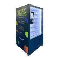 China Snack Food Vending Machine Space Saving Slim Unit Perfect for High Traffic Small Locations in Corporate and Public Spaces for sale