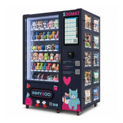 China Pet Vending Machine With Side Locker Cabinet for Pet Food and Pet Supplies for Pet Stores Vet Clinics and Residential Communities for sale