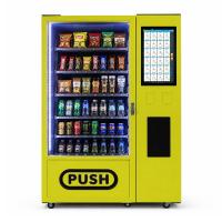 China Smart Snack and Drink Vending Machine with 21.5-Inch Touchscreen And Ambient Sub-cabinet for sale