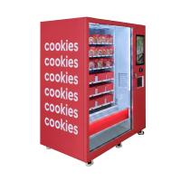 China Conveyor-Driven Cookie Vending Machine with Smart Lift Kiosk: Next-Gen Automated Bakery Vending Machine for sale