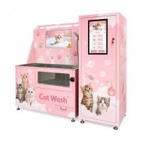 China Self Service Cat Washing Machine Featuring  Cleaning and Multiple Liquid Dispensers Ideal for Pet Grooming Stations for sale