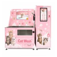 China Self Service Cat Washing Machine Featuring  Cleaning and Multiple Liquid Dispensers Ideal for Pet Grooming Stations for sale