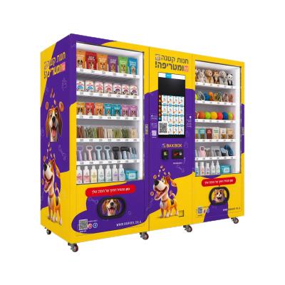 China Smart Pet Vending Machine Offering 24 Hour Dispensing of Pet Food Toys Treats Grooming Products and Essential Pet Supplies for sale