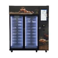 China Smart Locker Vending Machine for Agricultural Products with Dual Temperature Storage for sale