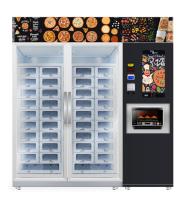 China Pizza Cooling Locker Vending Machine With Microwave Micron smart vending for sale