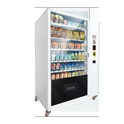 China 240V Keyboard Smart Vending Machine For Snacks Drinks Credit Card Payment for sale