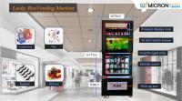 China 21.5 Inch Touch Screen Mini Blind Box Vending Machine With Showroom for sale