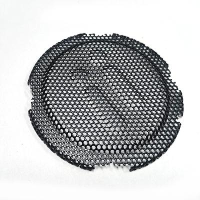 China Electrophoretic Black Metal Stamping Part Metal Mesh Air Filters For Mini Speaker for sale
