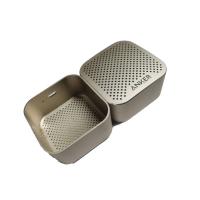 China Mini Speaker Aluminium Stamping Die Parts Trim Panel Metal Panel Laser for sale