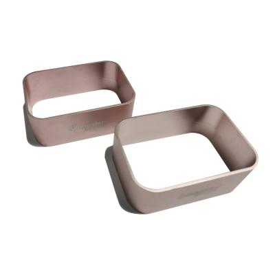 China Mini Speaker Stamping Sheet Metal Parts Metal CNC Anodized Stamped Aluminum Parts for sale