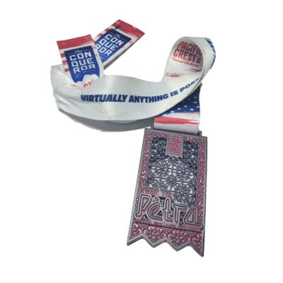 China Zinc Alloy Sports Custom Metal Medal Electroplating for sale