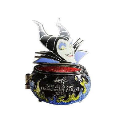 China UV Print Color Cartoon Custom Enamel Badges Zinc Alloy Enamel Pin Badge for sale