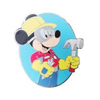 China Zinc Alloy Cast Electroplating Coloring Cartoon Custom Enamel Pin Brass Badges for sale