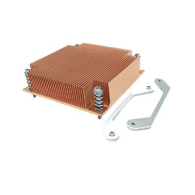 China Skived Fin Heat Sink High Power Copper Radiator Heat Dissipation Module for sale