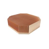 China Skived Fin Heat Sink High Power Copper Radiator Heat Dissipation Module for sale