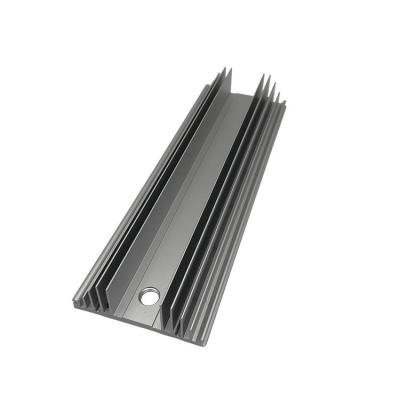 China CNC Processing Aluminium Extruded Sections Industrial Radiator Lighting Aluminum Heatsinks Extrusion for sale