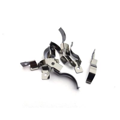 China Spring Plate Copper Stamping Parts Terminal Beryllium Custom Stamped Metal Parts for sale
