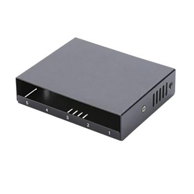 China Precision Metal Fabrication Stamping Switch 5 Iron Custom 6063 Aluminum Alloy Housing for sale